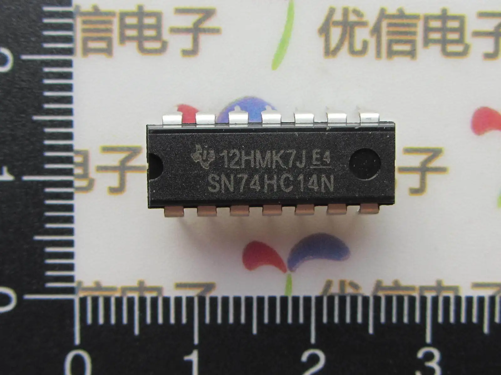 Line 74HC14 / hex inverter Schmitt trigger DIP 14 YXDZ YXDZ|inverter ...