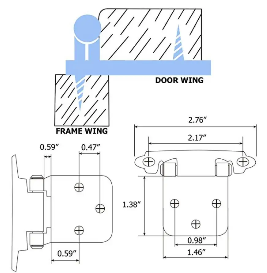 Inset Cabinet Hinges