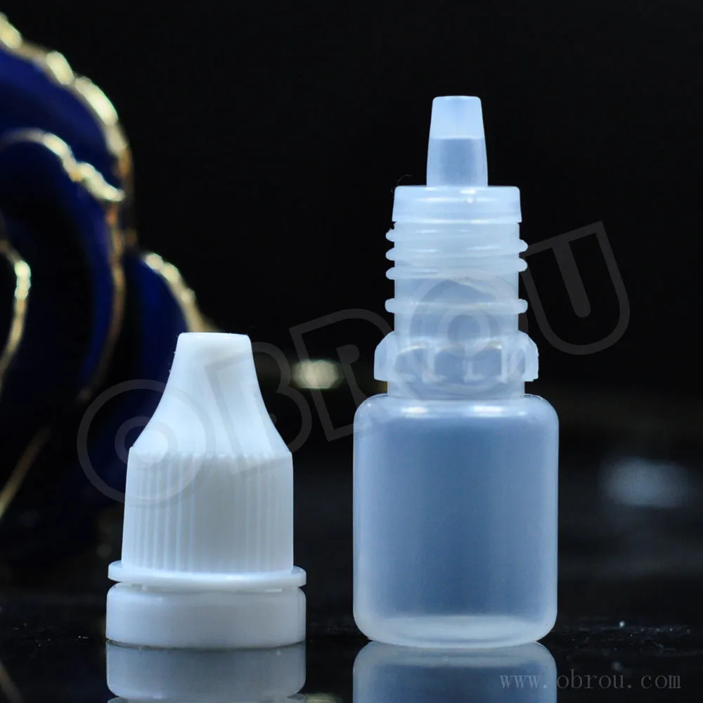 Free Shipping 1000pcs Pe 5ml Eye Dropper Plastic Dropper Bottles With