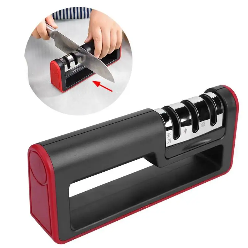 Knife Sharpener Quick Sharpener Professional 3 Stages Sharpener Knife ...