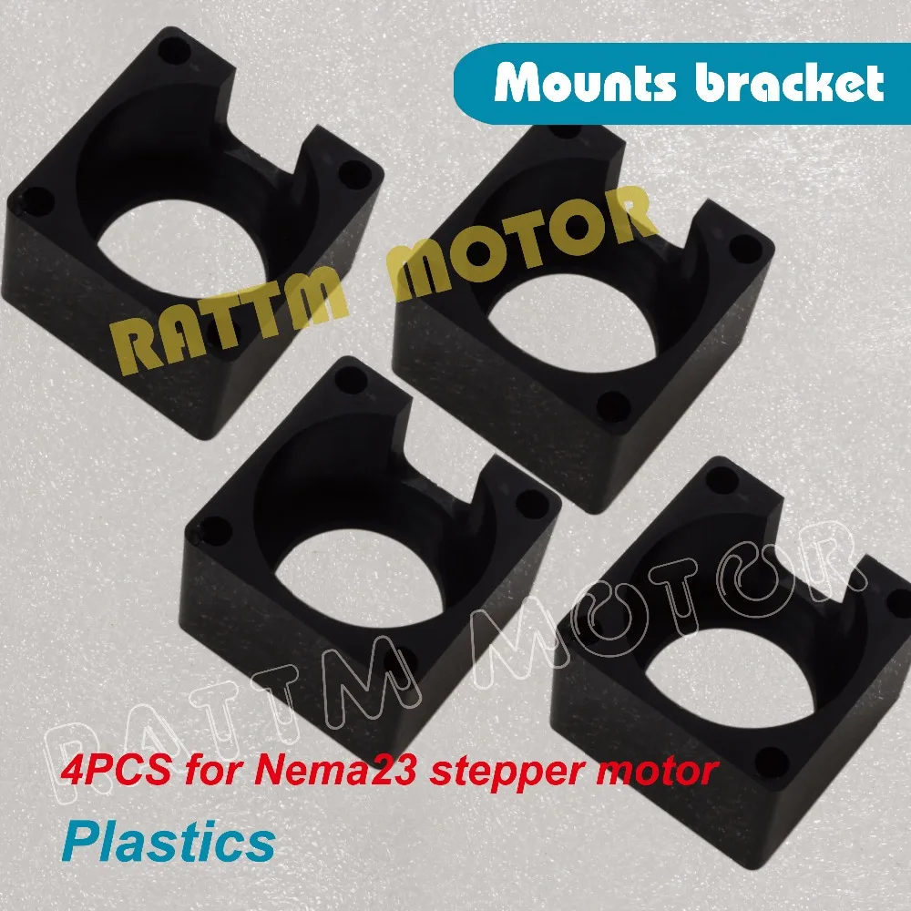 4pcs Nema23 57 Plastic Step Stepping Stepper Motor Mount Clamp Bracket ...