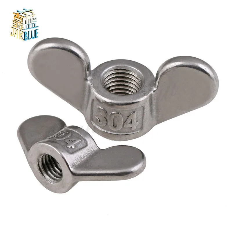 1-5PCS-M4-M5-M6-M8-M10-304-Stainless-Steel-Metric-Thread-Wing-Nut ...