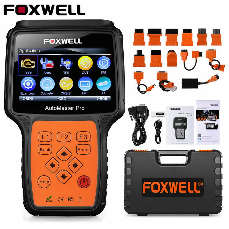 FOXWE LL N T644 Pro Full System OBD OBD2 Diagnostic Tool Automotive ...