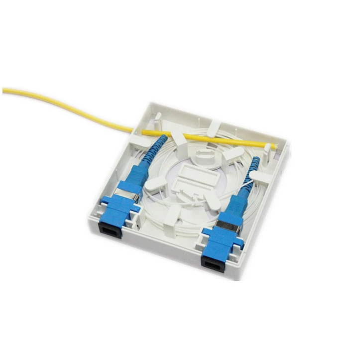 FTTH Fiber Optic Splice Tray Termination Box White Pigtail Fiber ...