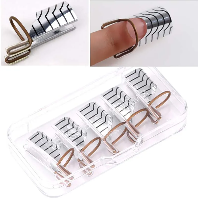 5pcs Reusable Nail Forms UV Gel Nail Polish nails extension guide Tool ... 5pcs Reusable Nail Forms UV Gel Nail Polish nails extension guide Tool ...