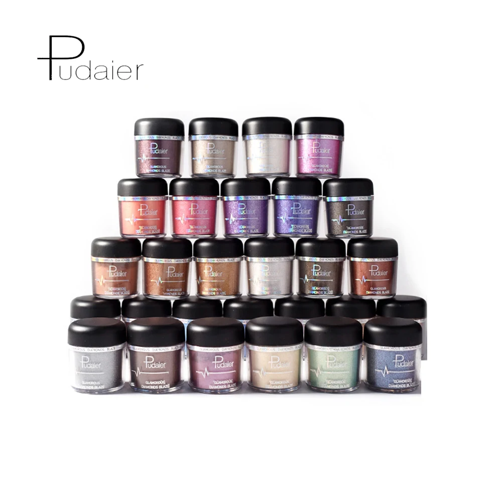 Pudaier Brand Highlighter Eye Shadow Powder Makeup Palette Glow Kit ...