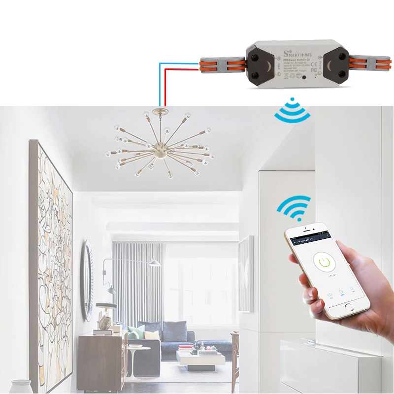 Smart Life Switch with RF Remote Control For DIY Home Devices to Work ...