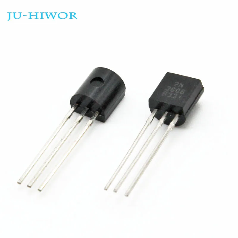 Transistores de 200 piezas TO 92 2N3906 3906, Transistor PNP 0.2A 40V ...