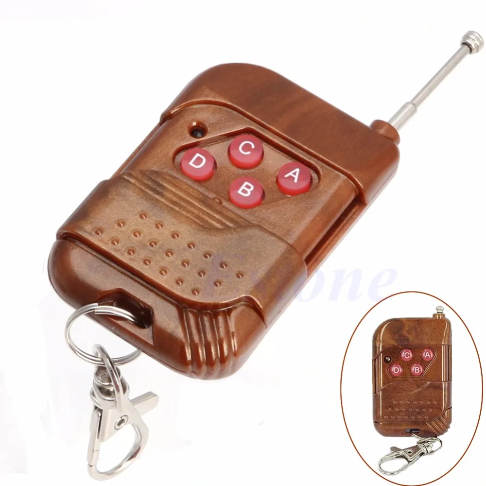 1 PC 4 Channel 315MHz 433MHz Wireless RF Remote Control Controller For ...
