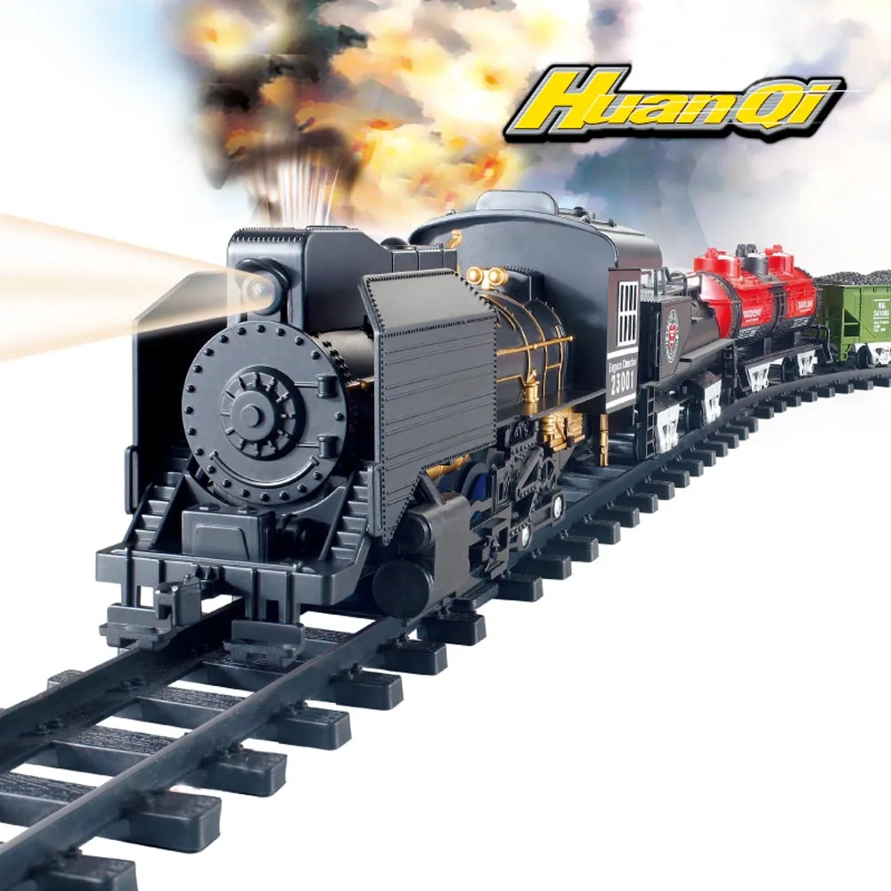 Classic toys Battery Operated Railway Rail Train Electric Toys Railway ...