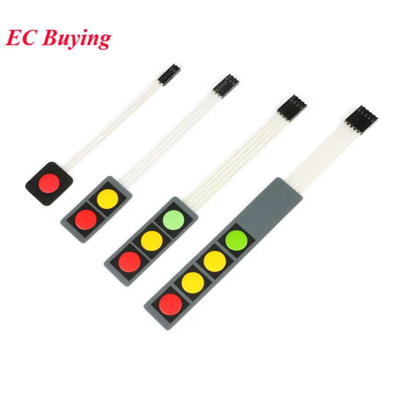 1 2 3 4 5 Key Button Membrane Switch Matrix Array Keyboard Keypad ...