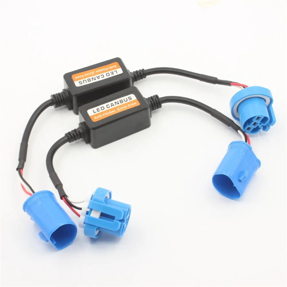 2Pcs Car LED Headlight CODE ERROR CANCELLERS controller 9004 9007 OBD ...
