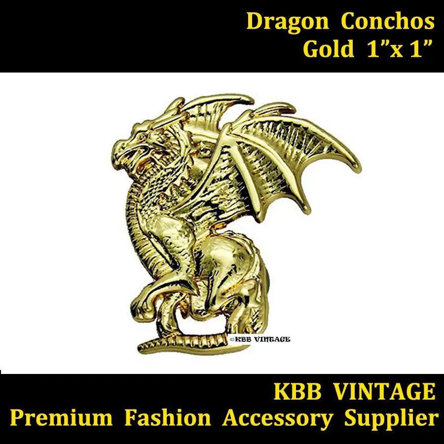 KBD01-10pc-Metal-Concho-Western-Winged-Dragon-Concho-Left-Gold ...