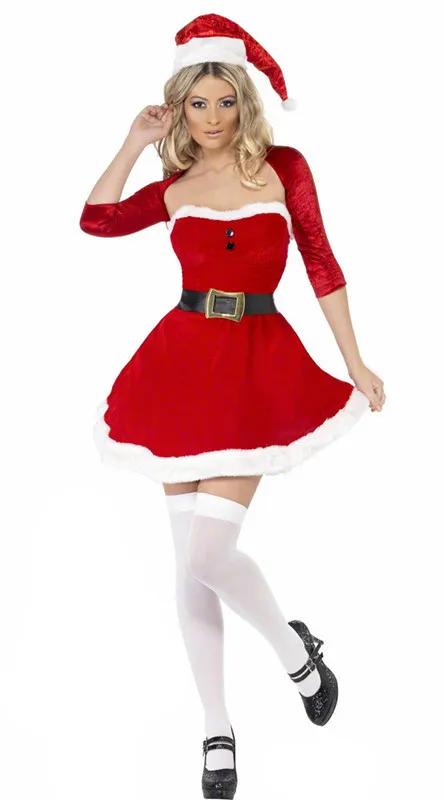 Buy Women Christmas Costumes Sexy Cute Red Xmas