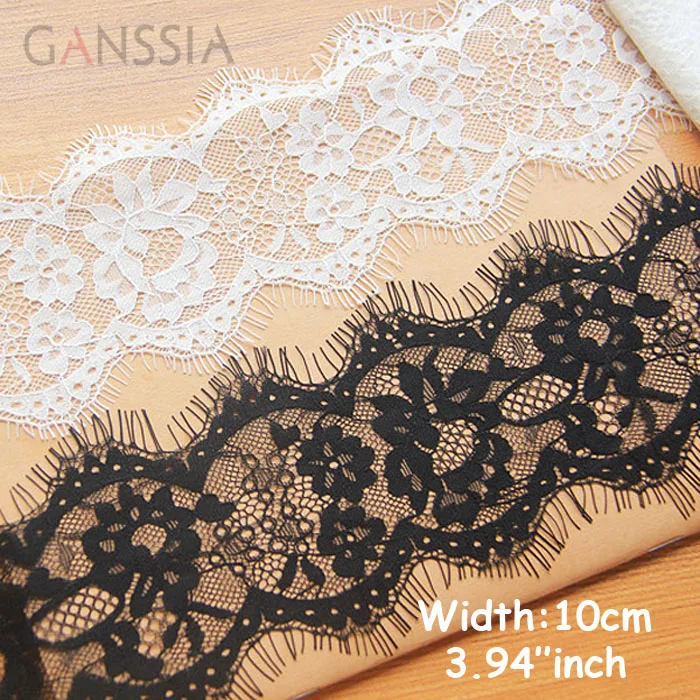 3meter/lot Width:10cm Flower eyelash Lace Trimming Laces Embellishment ...