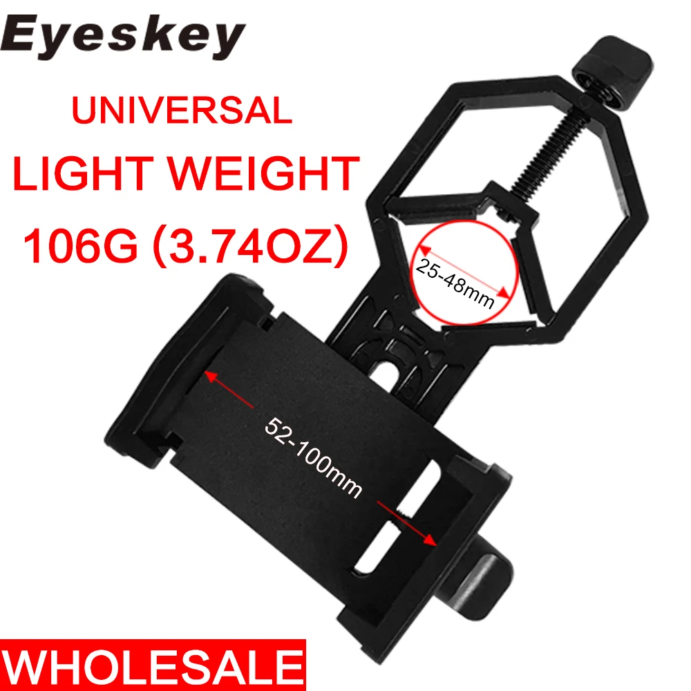 Eyeskey Universal Cell Phone Adapter Bracket Mount- Compatible With ...