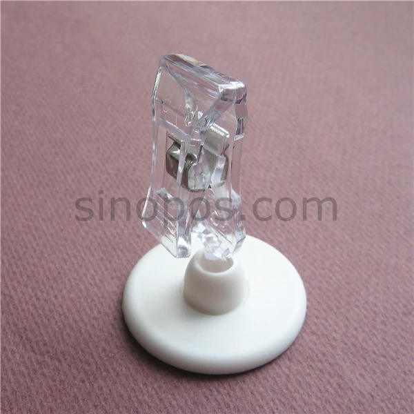 Plastic-Clear-POP-clips-47mm-adhesive-price-tag-display-racks ...