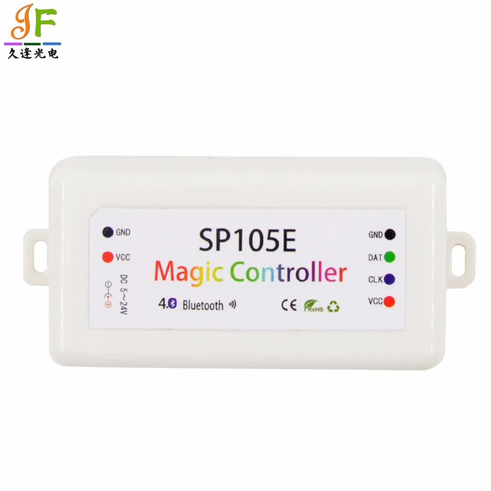 5pcs-DC5-24V-2048-Pixels-SP105E-Magic-Controller-Bluetooth-compatible ...