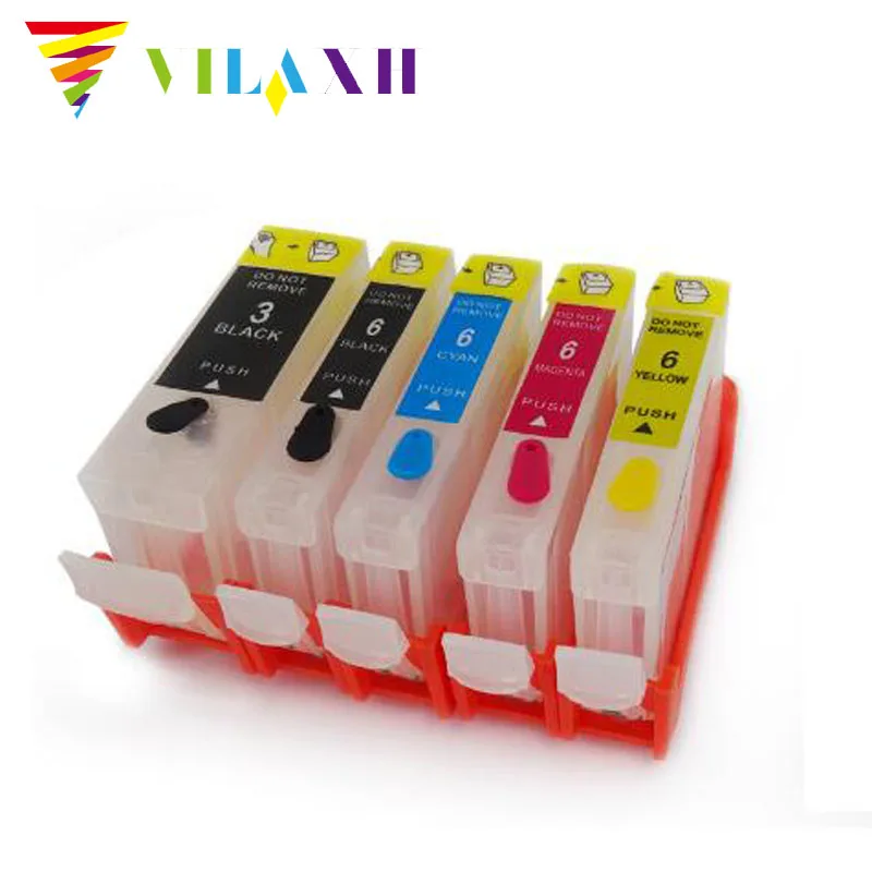 Vilaxh cartucho de tinta recargable BCI 3 BCI6 para Canon bci 3, tinta ...