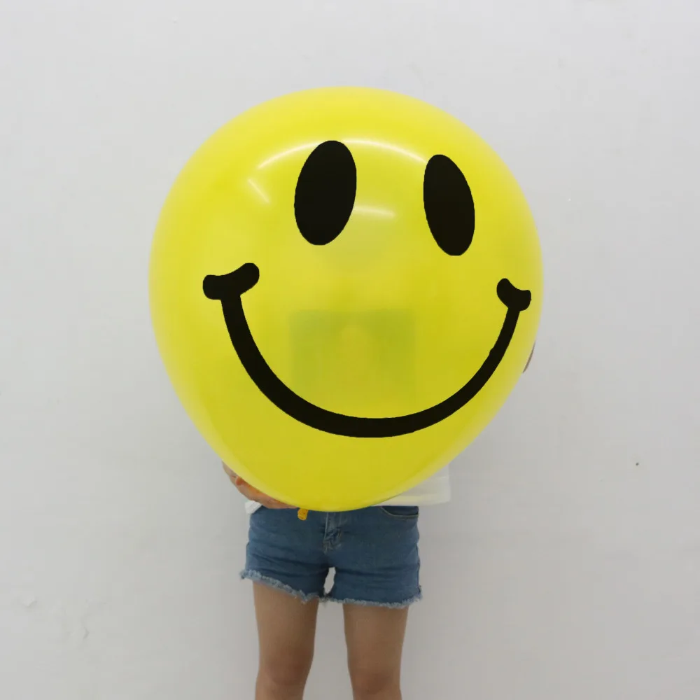 1pcs 36inch Expression Balloons Emoji latex Balloon Baby Shower ...
