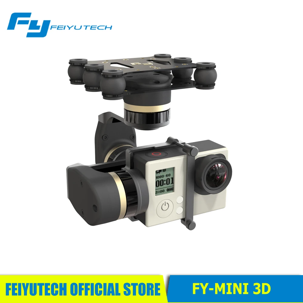 FeiYu 3 axes cardan pour avions/FY MINI3D en plastique cardan pour les aéronefs pour Panton1 et ...