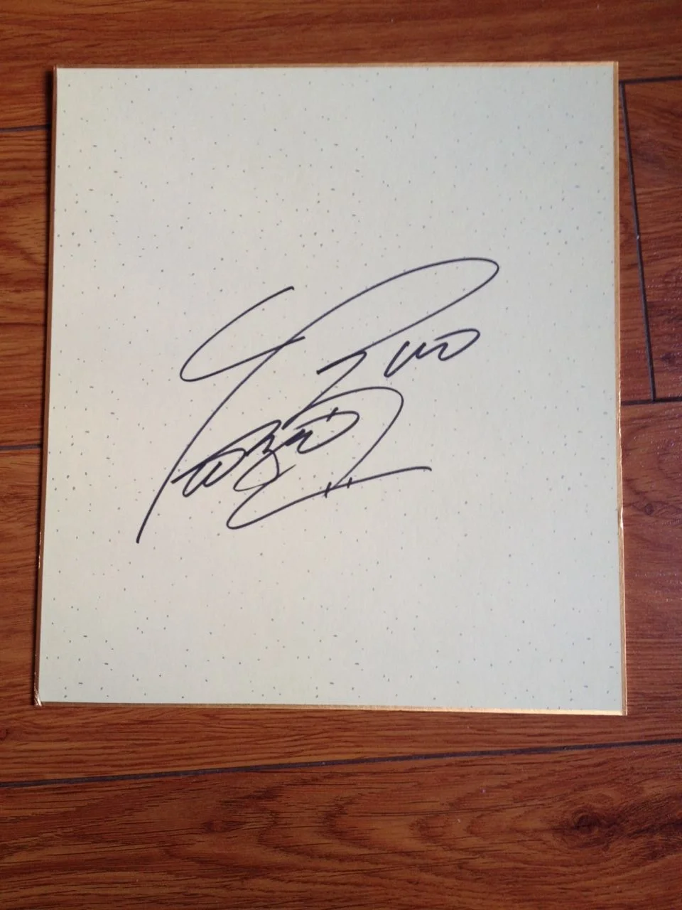 hand signed Yuzuru Hanyu autographed signature board Japanese version ...