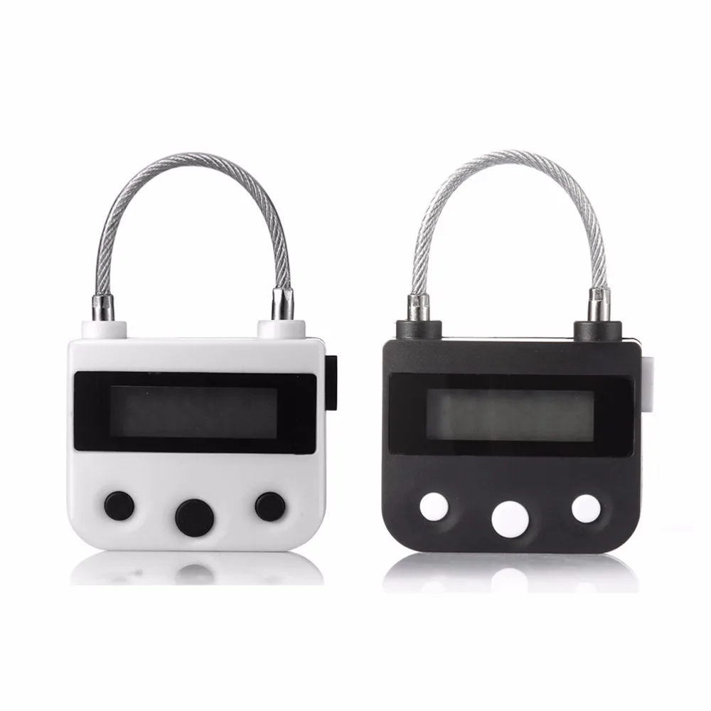 1Set Adult Game Bondage Lock Electronic Timer Bdsm Bondage Restraints ...