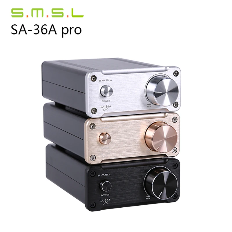 S.m.s.l smsl SA 36A pro amp 스테레오 hifi 오디오 디지털 앰프 (15 v 3.8a 전원 어댑터 포함 ...