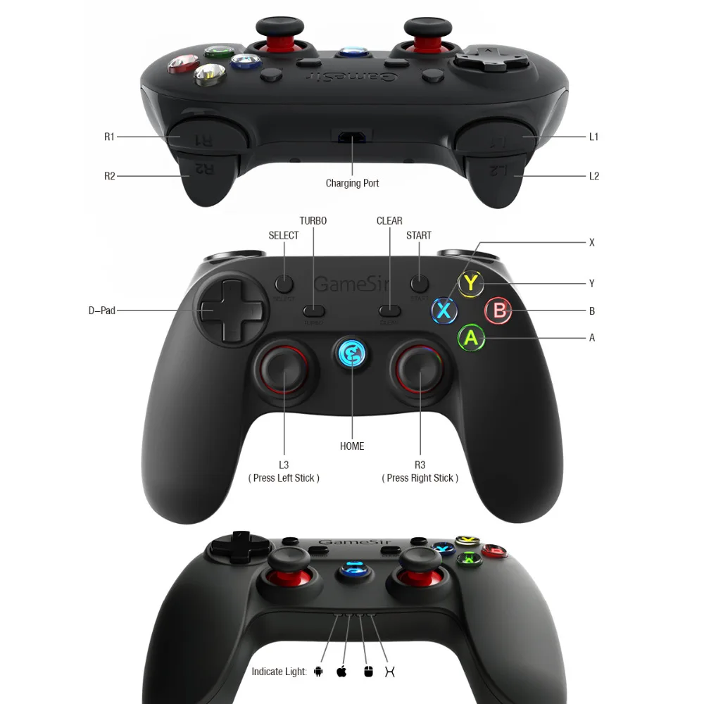 Acquistare Videogiochi e Joystick | GameSir G3s Bluetooth Wireless ...