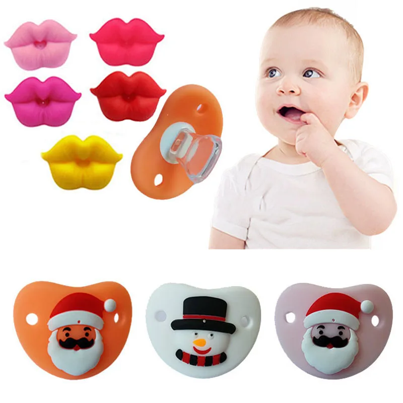 Funny Lip Infant Baby Pacifier Dummy Nipple Teethers Exaggerated ...