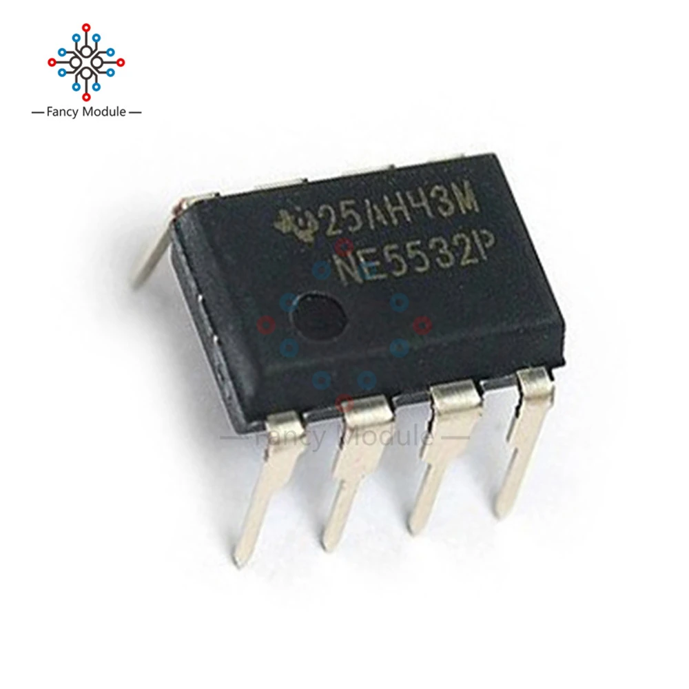 Juried Engineering Texas Instruments NE5532P NE5532 Dual Low-Noise High-Speed Audio Operational ...