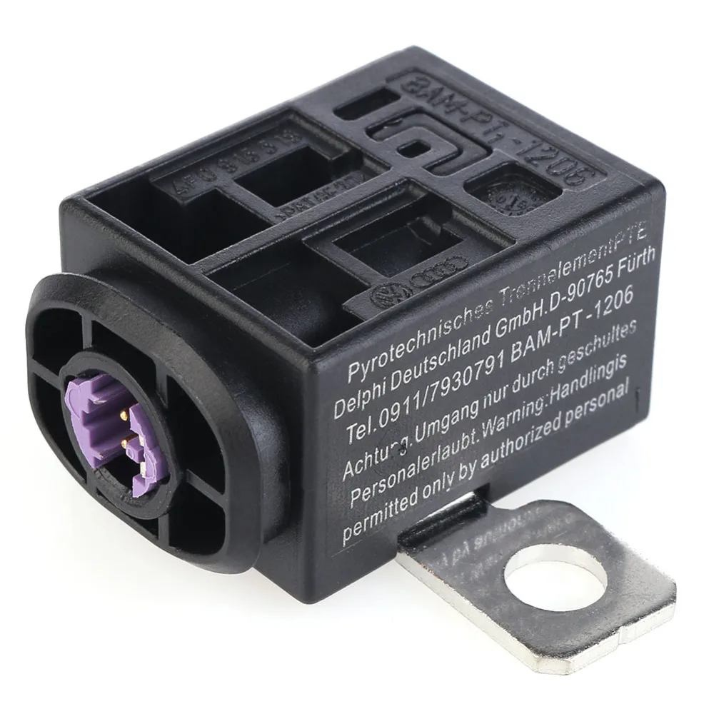 Black Battery Fuse Fuses Box Overload Protection Trip For A udi A3 A4 ...