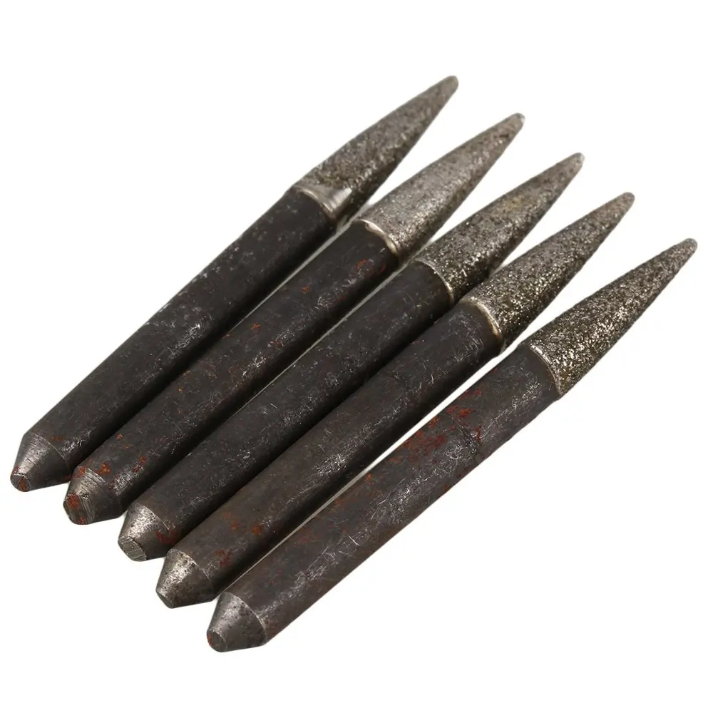 08mm Dia 15 Degree Cnc Ball Nose Engraving Emery Bit Burr For Stone Marble Pack Of 5 In Milling