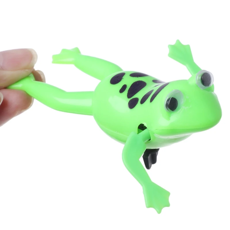 New funny Frog Toy Wind up Swimming Cute Frog Toy Clockwork Stop Crying ...