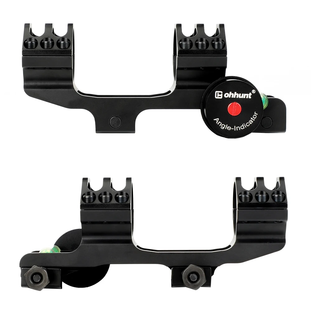 ohhunt 25.4mm 30mm Picatinny 20 MOA Scope Mount Extended Tactical Rings ...