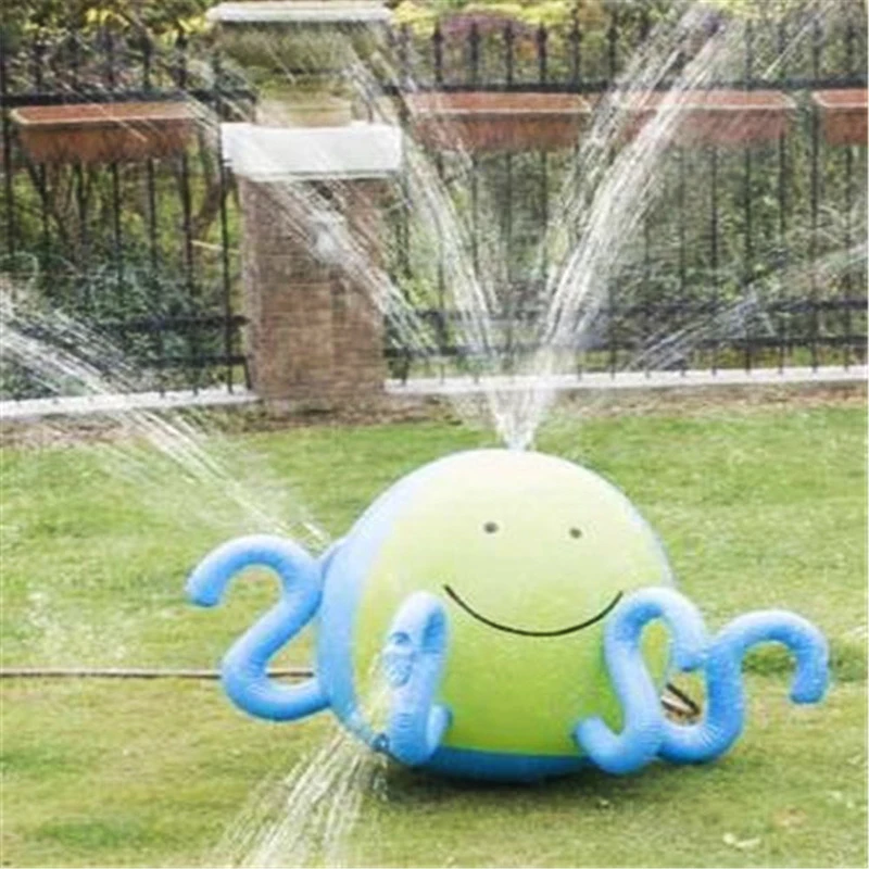 Inflatable-Toys-Ball-Water-Spray-Ball-Sprinkler-Octopus-Squirt-Lawn ...