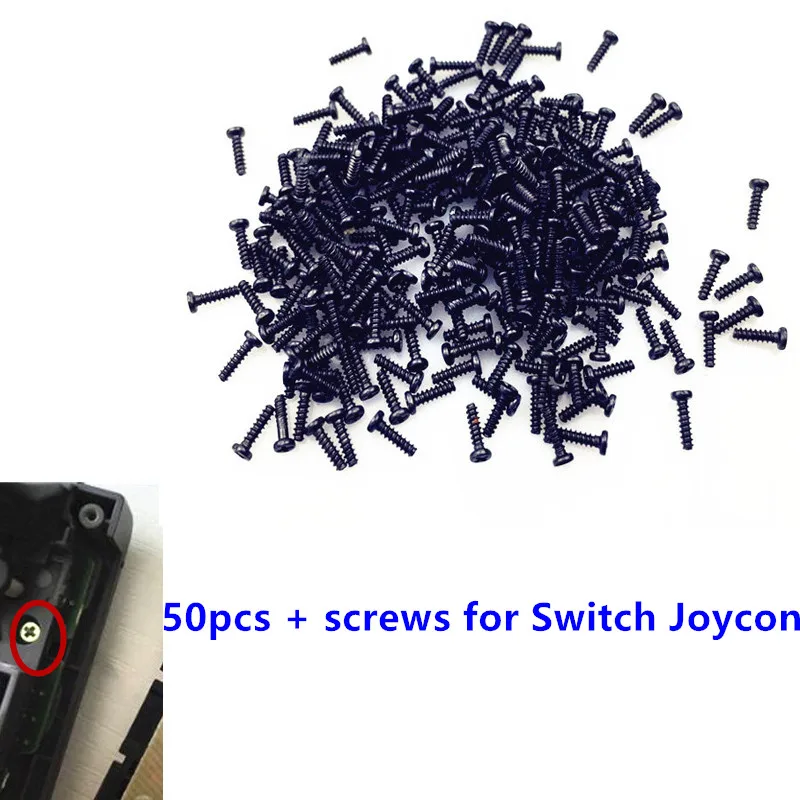 50pcs Cross + Type Screws for Nintend Switch NS NX Joy con Nitendo ...