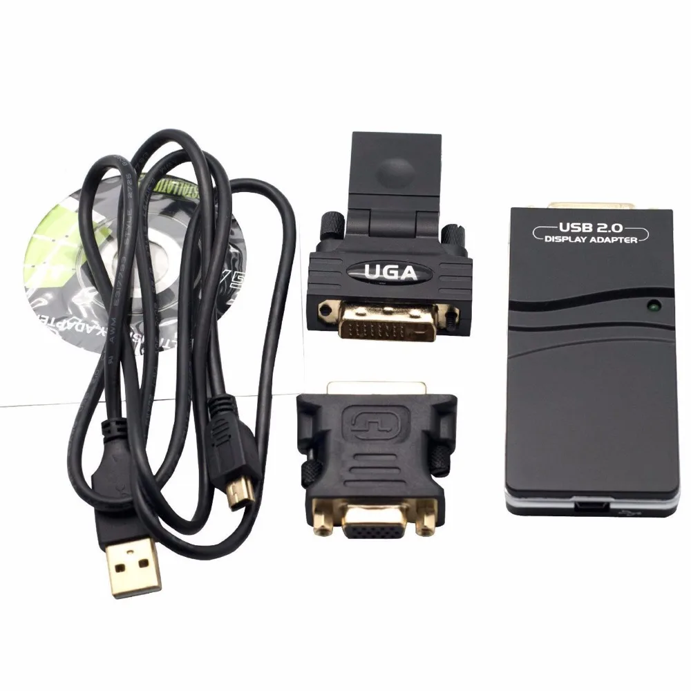 Usb 20 To Vga Dvi Hdmi Multi Display Adapter Video Graphics Adapter For Multiple Monitors