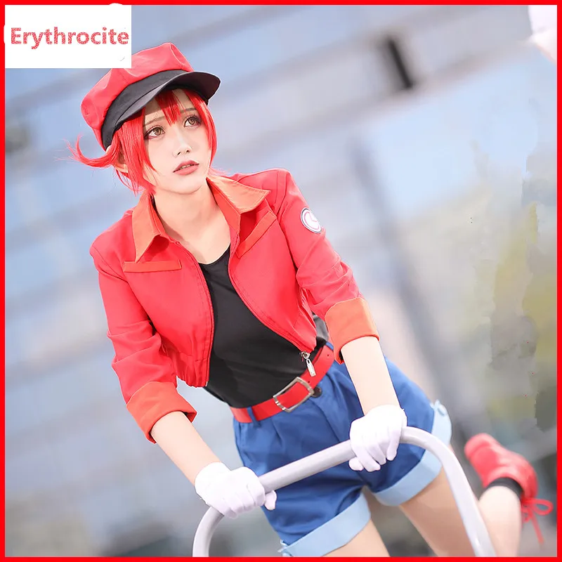 Cells At Work Anime Cosplay Costume Erythrocytes Costume Hataraku ...