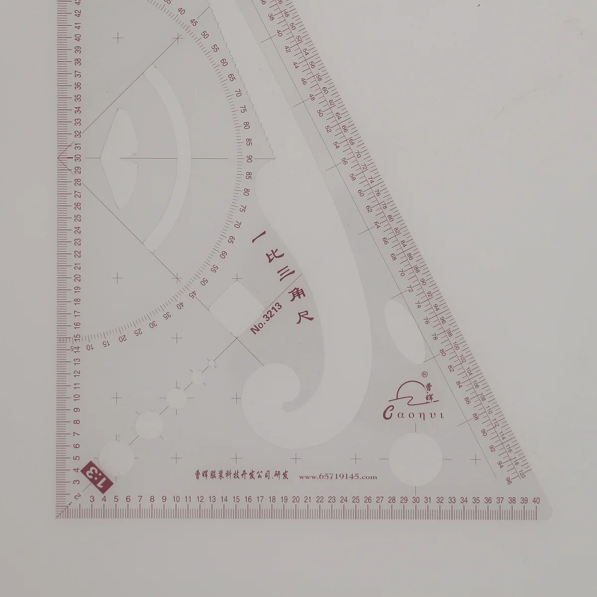 Regle - equerre,Règle triangulaire en Patchwork,échelle 1:3,règles de ...