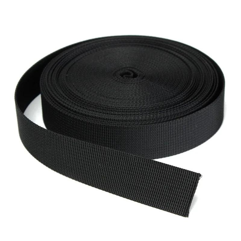 Wide Black Nylon Heavy Webbing Strap Thick Knapsack Belt Clothing ...