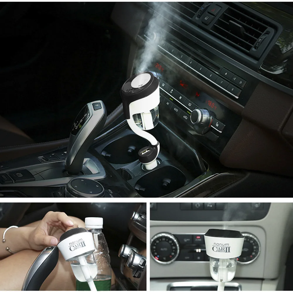 New 12V Car Humidifier Automobile Fragrance Mini Air Humidifier with ...