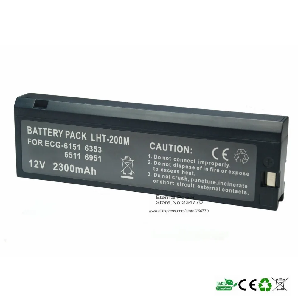 Replacement FOR Nihon Kohden ECG Machine Biomedical Battery ECG 11A CEG ...
