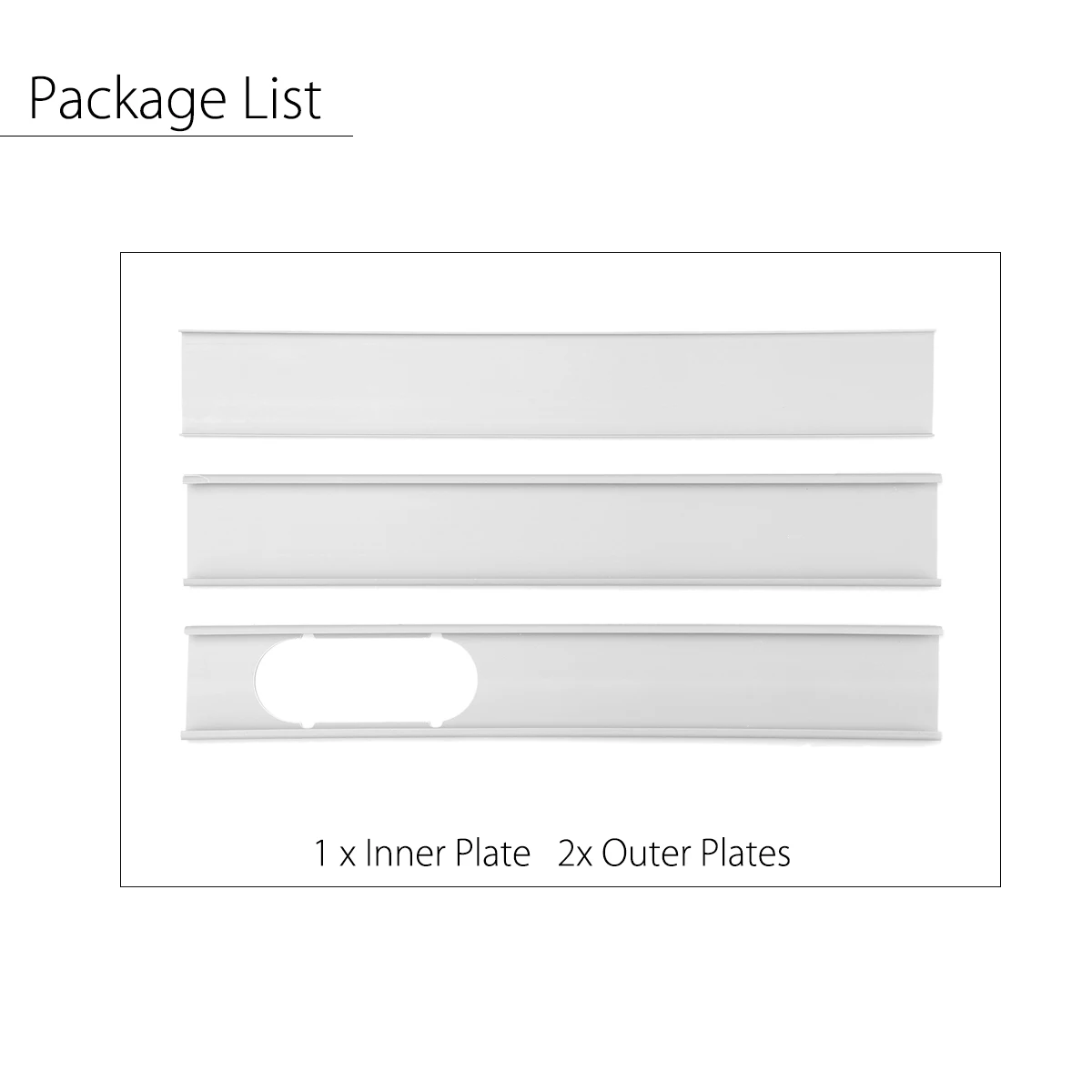 Universal Adjustable Window Sealing Plate Plywood Baffle Plywood Window ...