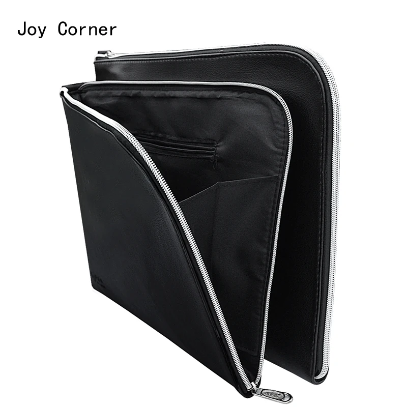 A4 PU Leather Folder A4 Paper Holder Office File Folders Leather Folder ...