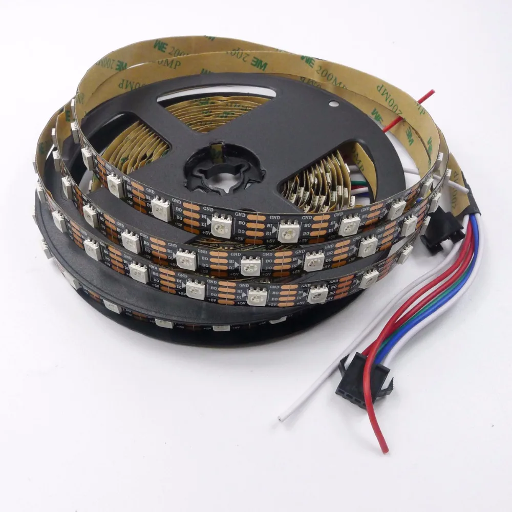 5M WS2813 60LED/M Individual Addressable 5V 5050 RGB LED Strip Non ...
