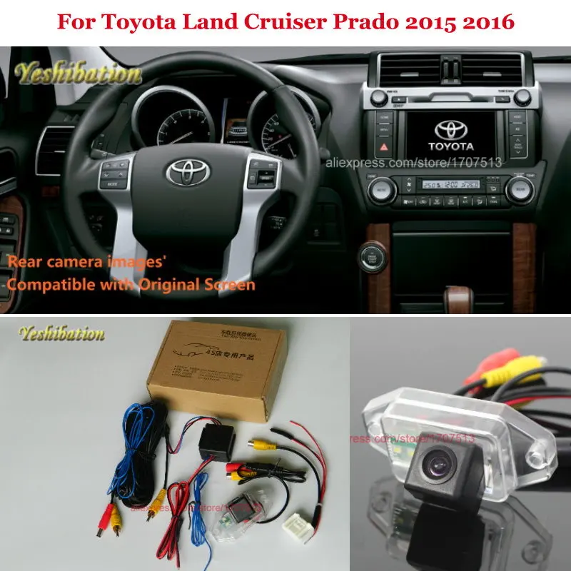 Car Rear View Back Up Reverse Camera Sets For Toyota Land Cruiser Prado ...
