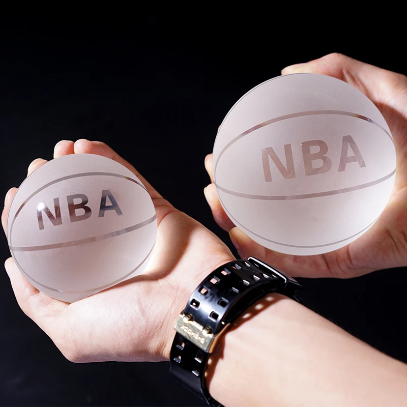 NBA Crystal Glass Basketball Soccer Universe Earth Boy and Girl Friends ...