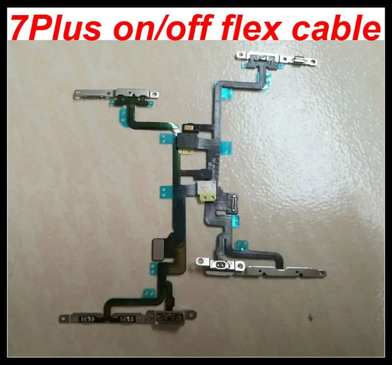 Original For Iphone 7plus Power On Off Switch Control Flex Cable Volume ...