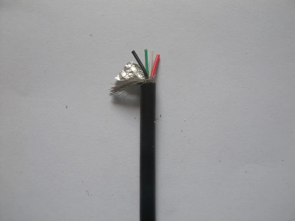 BLACK UL2725 28AWG/1P 24AWG/2C USB 2.0 CABLE